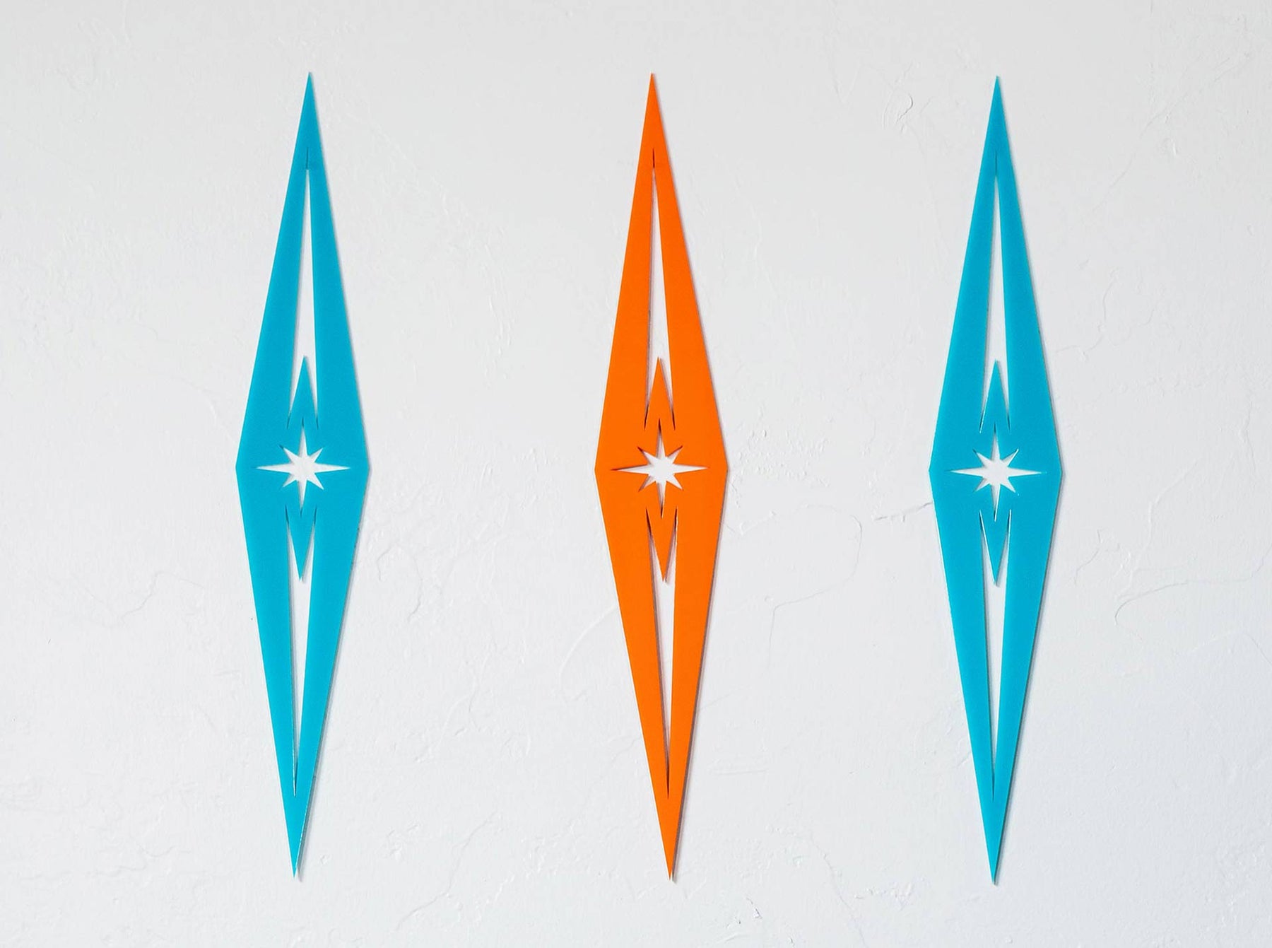 The Kingpin - Mid Century Modern Diamond Wall decor – Ragin Retro
