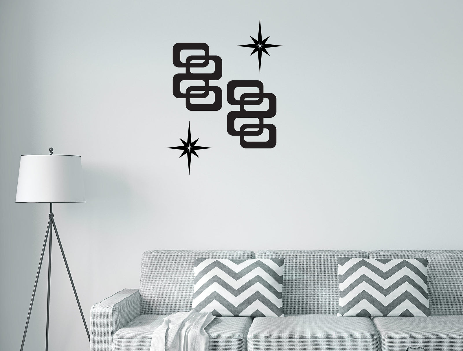 Atomic Art Decor - 4 Piece Mid Century Modern Wall Decor Set – Ragin Retro